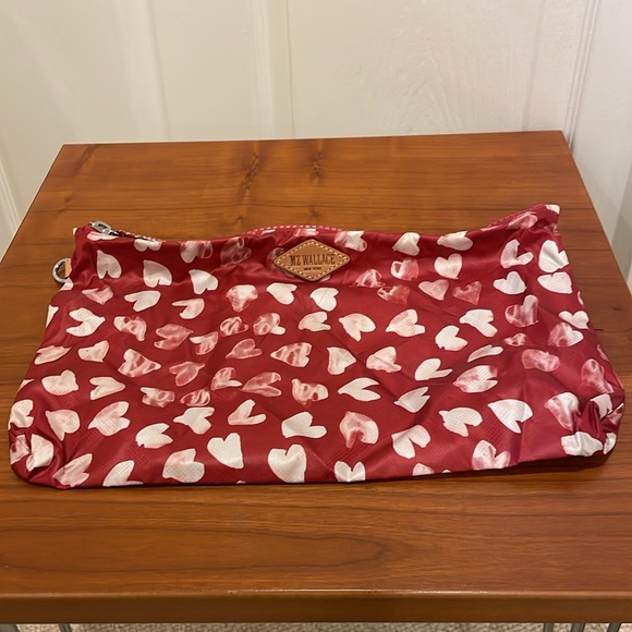*Limited Edition* MZ Wallace Red Heart-print Small Sutton Satchel – US 8075